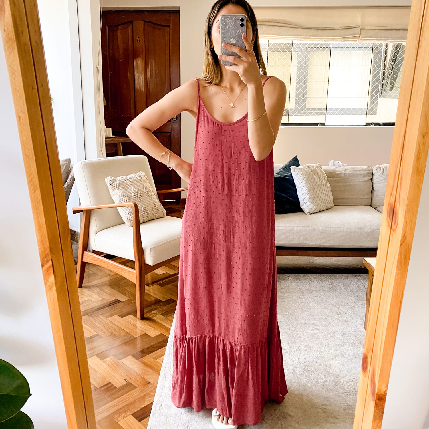 Vestido Sofi frambuesa | Moshtienda
