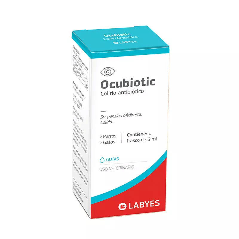 Ocubiotic colirio antibiotico 5 ml | Nuevo Agroinsumos Del Sur