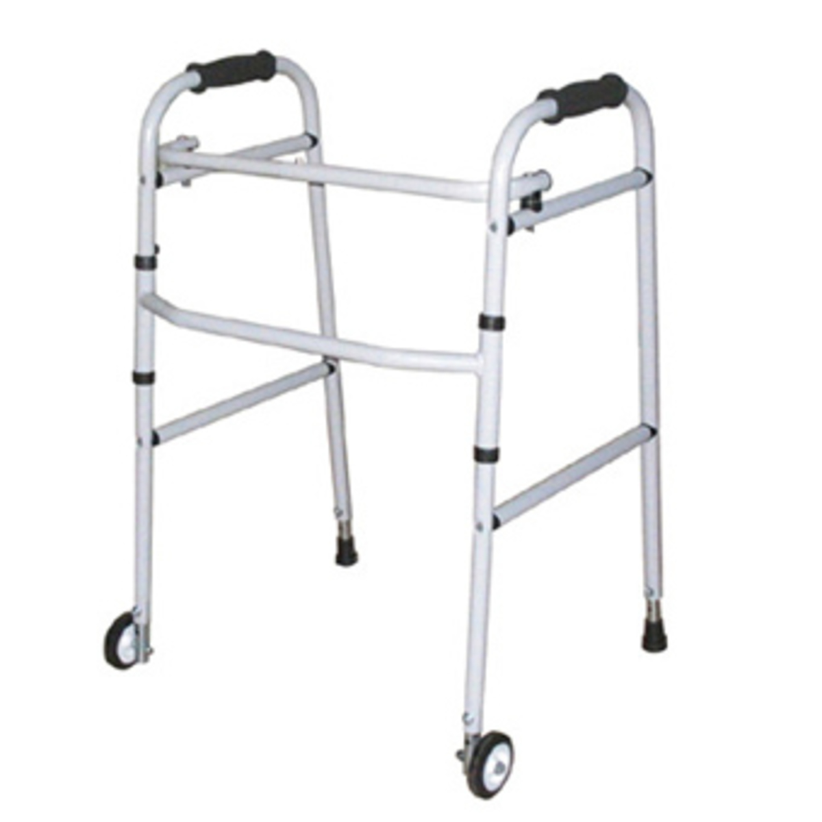 ANDADOR PLEGABLE ALUMINIO C/RUEDAS | Megamed Chile Ltda