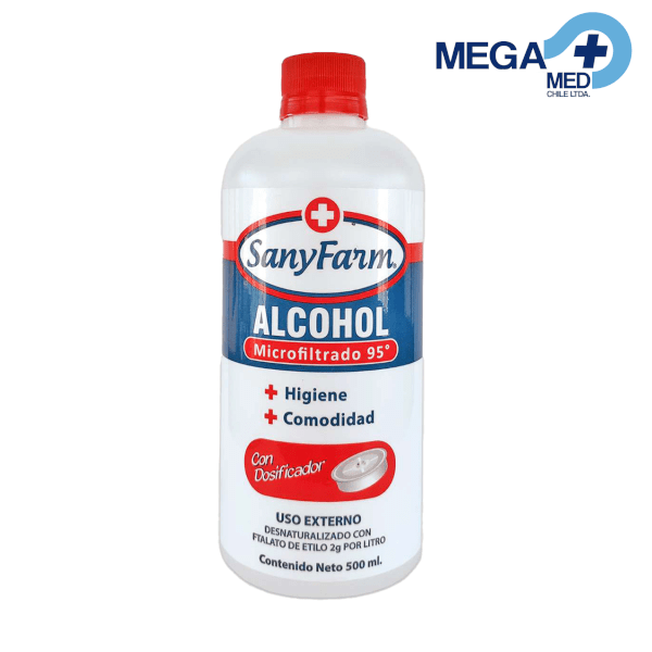 ALCOHOL 95º - 500 ML | Megamed Chile Ltda