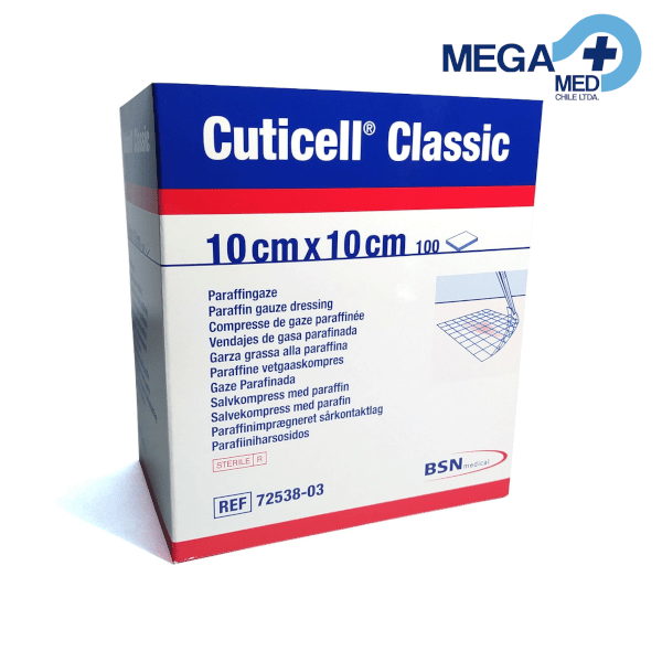CUTICELL CLASSIC (GASA PARAFINADA) 10 X 10 CM | Megamed Chile Ltda