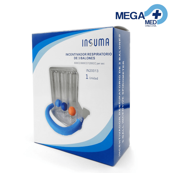TRIFLO / EJERCITADOR PULMONAR VOLUMETRICO 1200ML - 3 BALON | Megamed ...