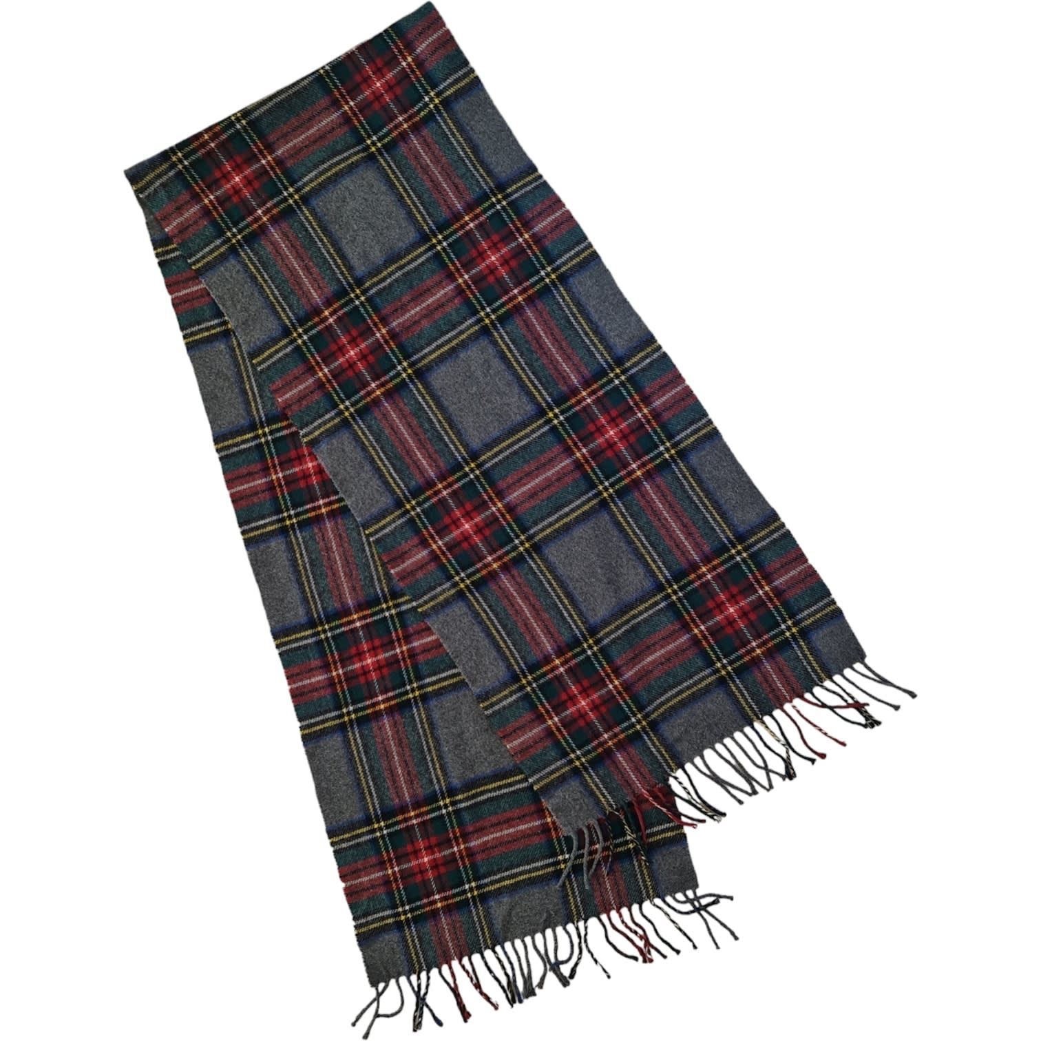 Bufanda vintage tartan gris | Reciclage I Love