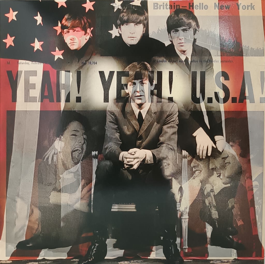 VINILO THE BEATLES/ AMERICAN TOUR 1965 (BLUE VINYL) 1LP | Plaza Musica