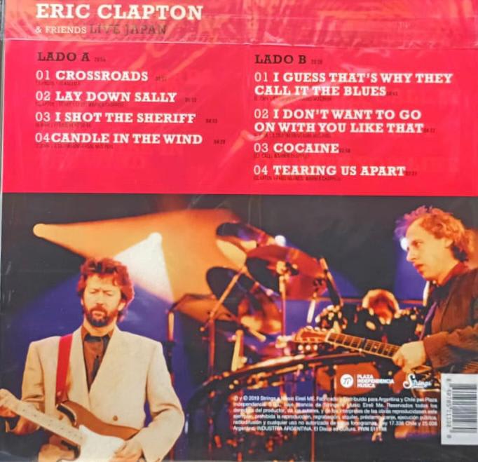 VINILO ERIC CLAPTON/ LIVE IN JAPAN WITH FRIENDS 1988 1LP | Plaza Música