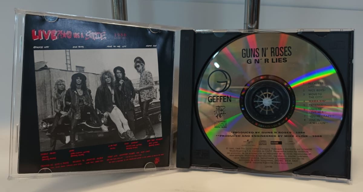 CD GUNS N' ROSES/ GNR LIES 1CD | Plaza Musica