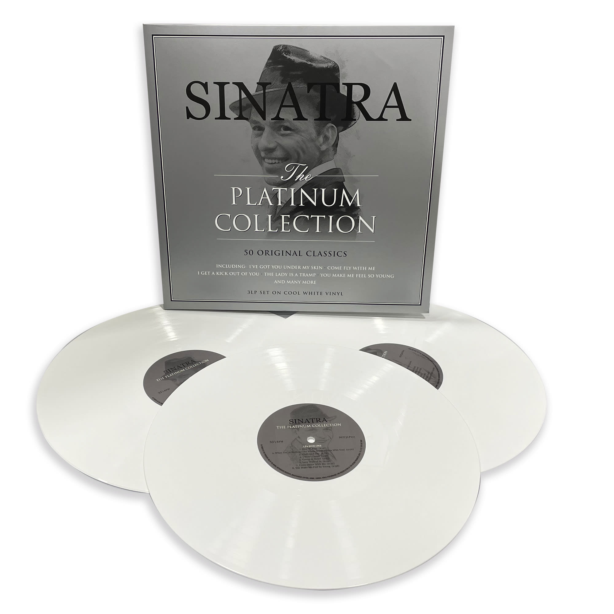 VINILO FRANK SINATRA/ PLATINUM COLLECTION (WHITE VINYL) 3LP | Plaza Música