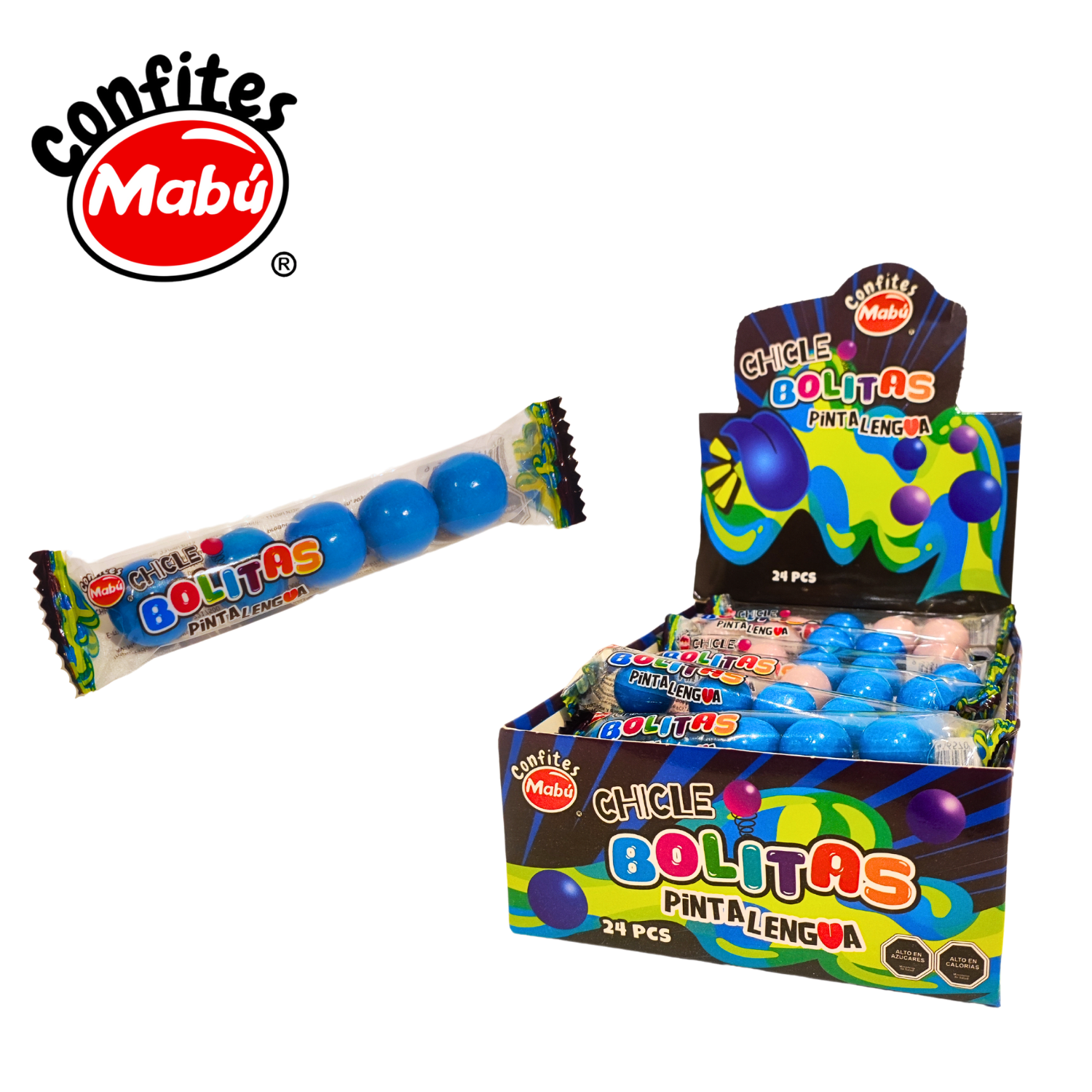 CHICLE PINTA LENGUA X24 UND | woki