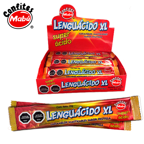 LENGUACIDO XL SABOR FRUTILLA 24 UND | woki
