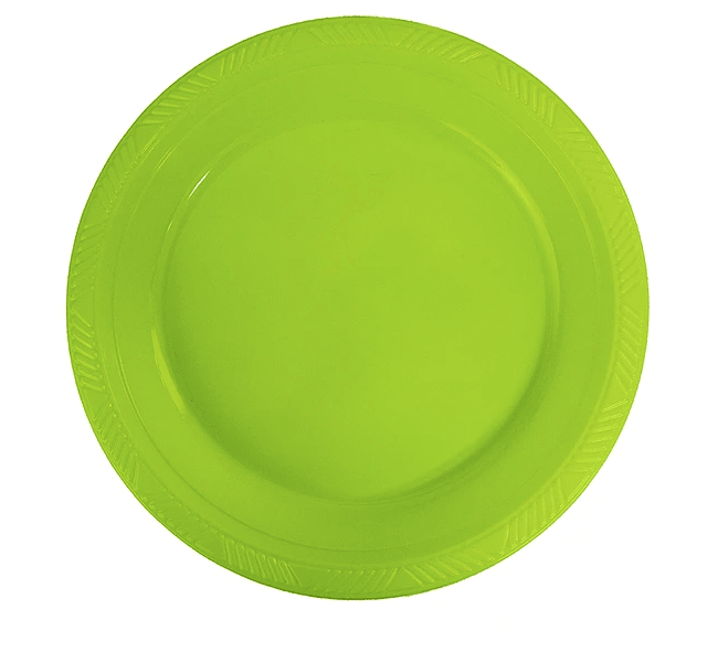 SET PLATOS VERDES 10 UND | woki