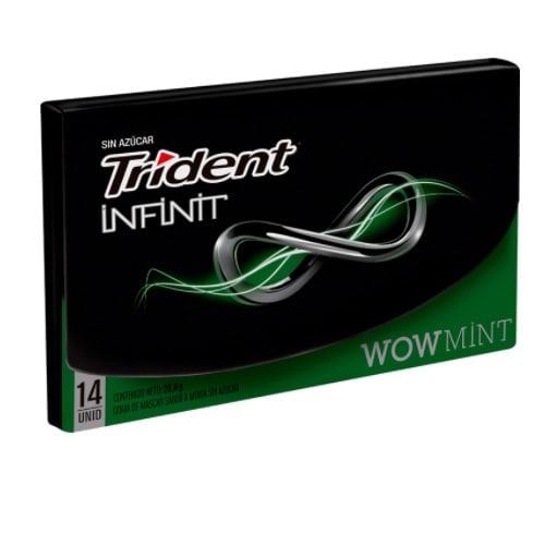 Chicle Trident infniti mint 12 un. | La Pileta