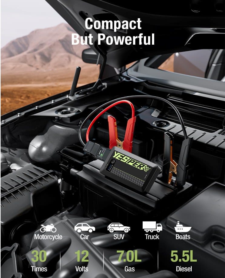 JUMP STARTER YESPER | TOP GADGETS