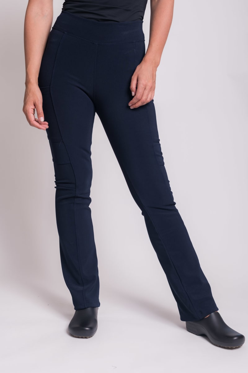Uniforme Clínico Pantalón Mujer Elasticado Flex Pro Azul Marino | MUMMA ...