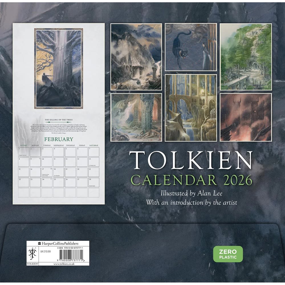 CALENDARIO TOLKIEN 2026 | Vuelan Los Libros