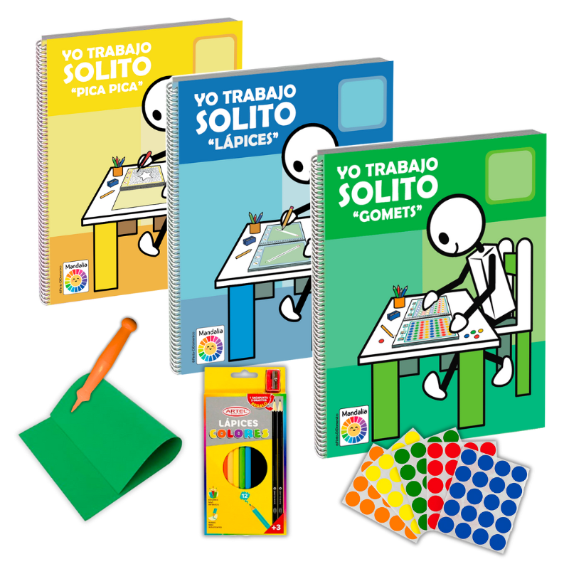 Kit de Libros "Yo trabajo solito" | Mandalia