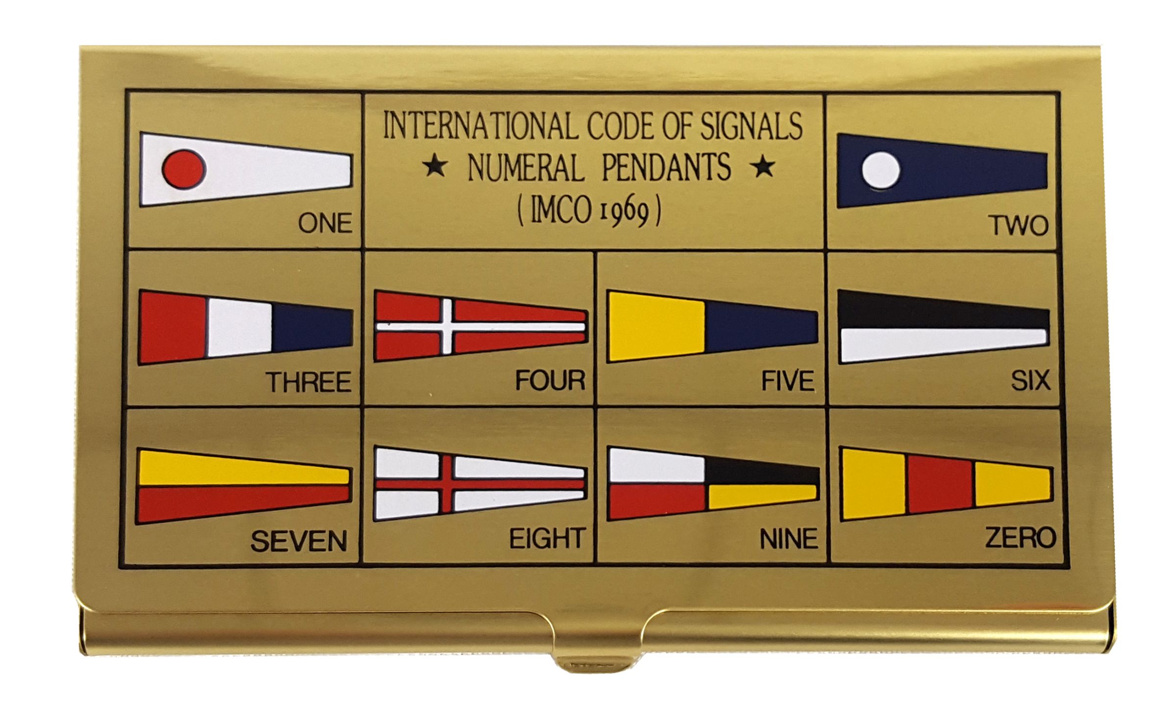 Tarjetero Código Internacional de Banderas | Basg Marine