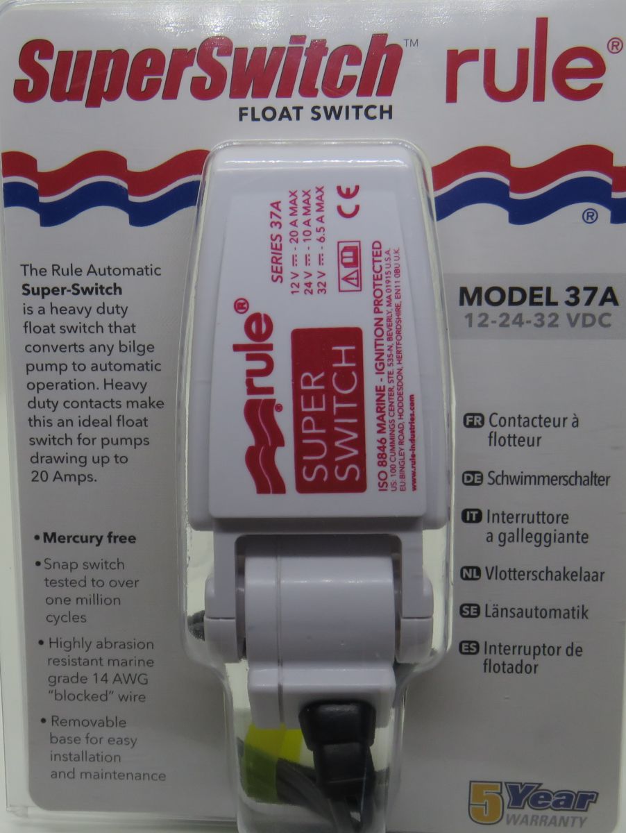 Flotador De Sentina Rule Super Switch | Basg Marine