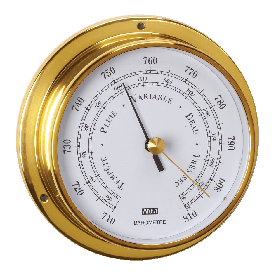 Barómetro Bronce 120x95 mm | Basg Marine