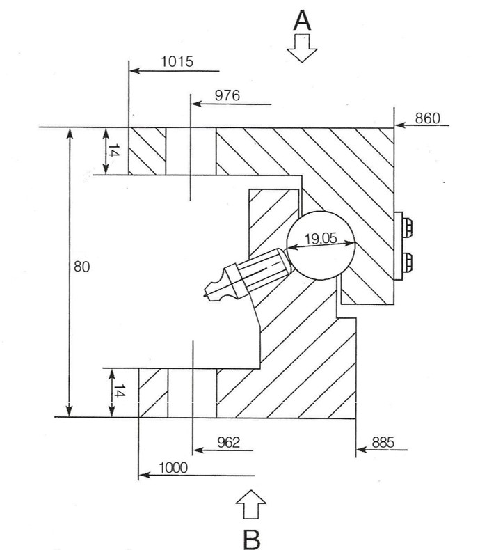 Tornamesa , 1000 mm | Metalcar | Carros de Arrastre y todos sus accesorios
