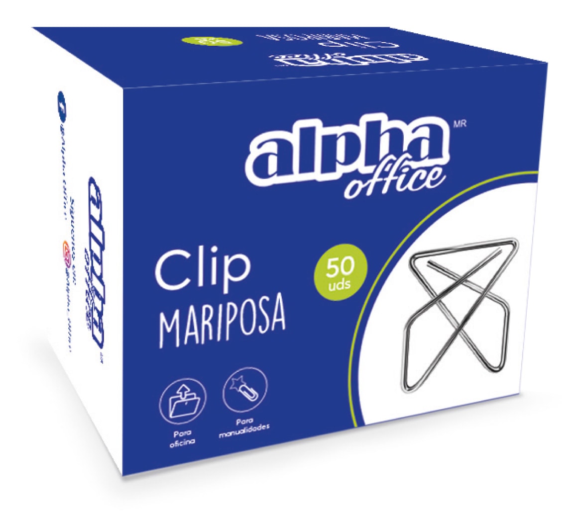 CLIP MARIPOSA CHICO ZINCADO CJTA X50 | Tai Heng