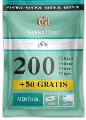 Filtro Golden Filter Mentolado 6mm | Panani Click