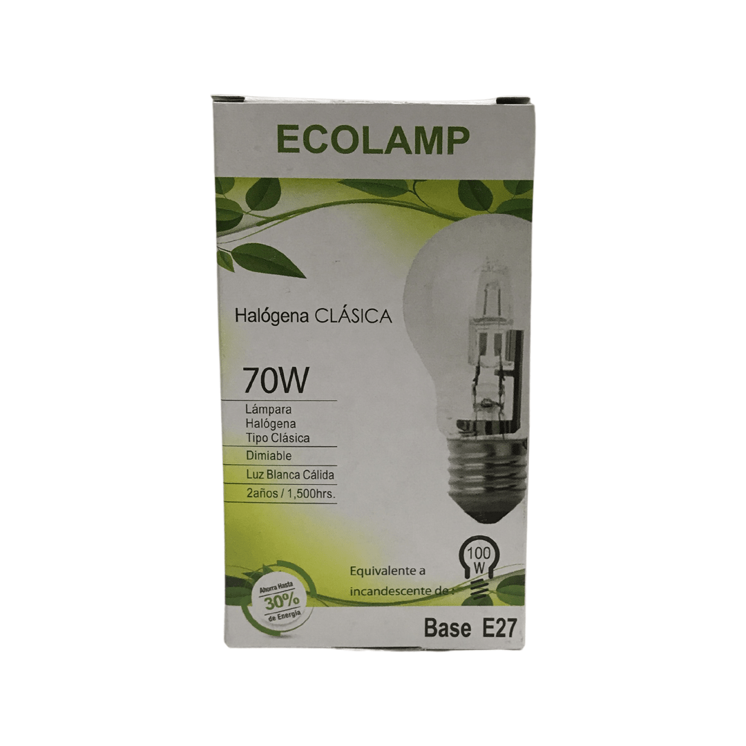 Ampolleta Ecolamp clasica 70w | Panani Click