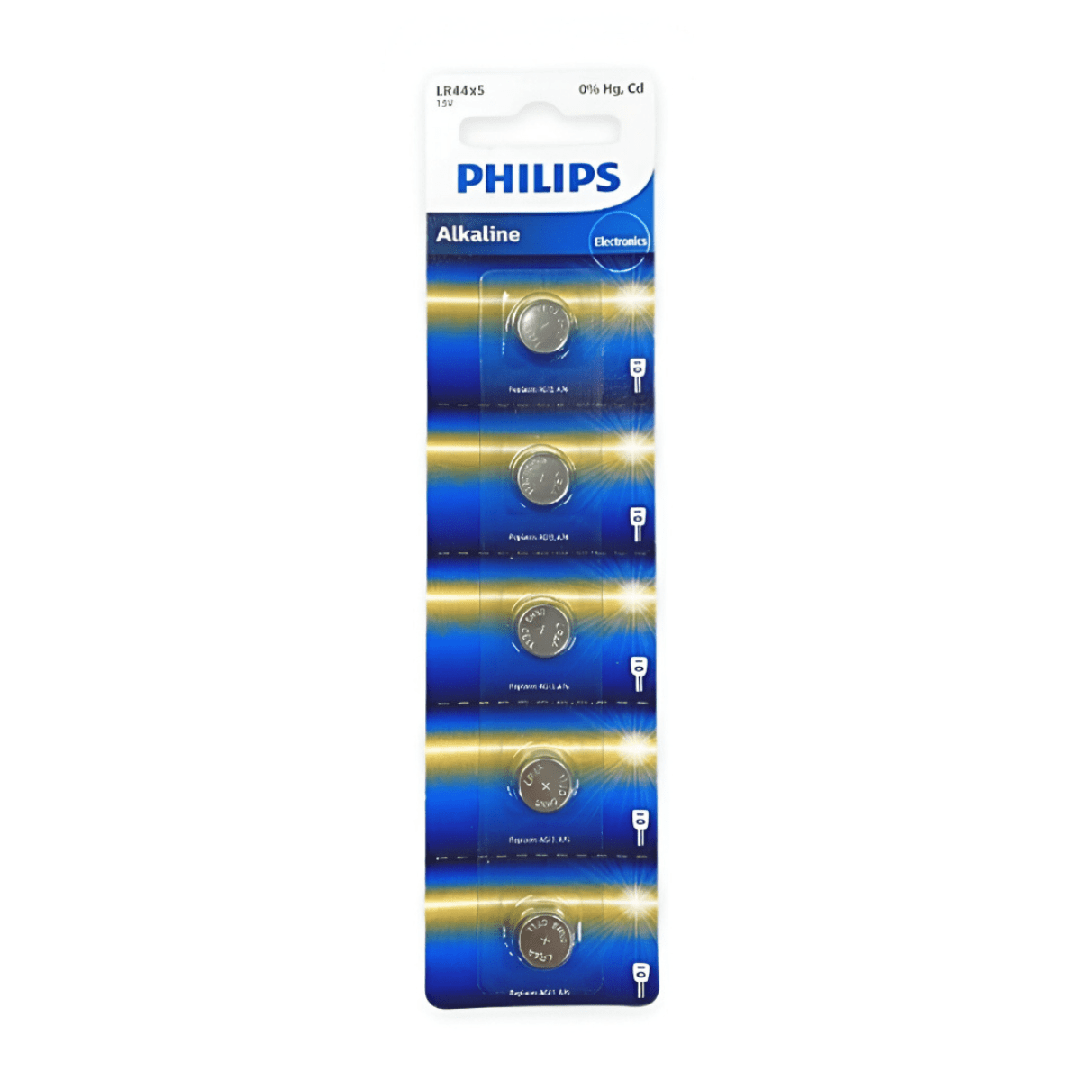 Pila Alcalina Philips 1.5V 1un. LR44 | MundoTecno