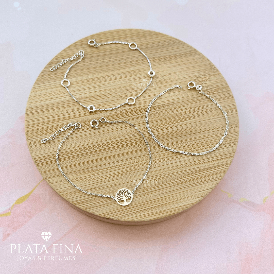 Set de Pulseras de Plata | Plata Fina