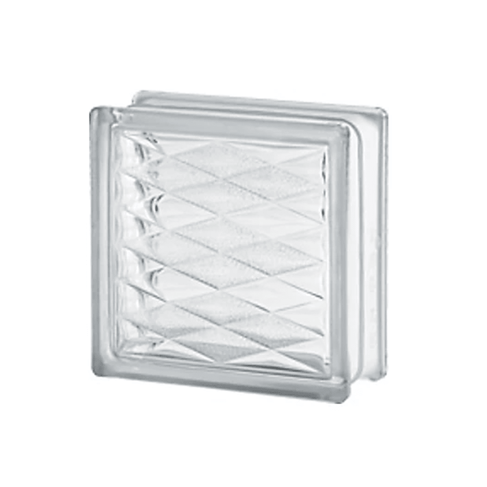 BLOCK DE VIDRIO INC ROMBOS 190*190*80 | ACABADOS BRYG´S