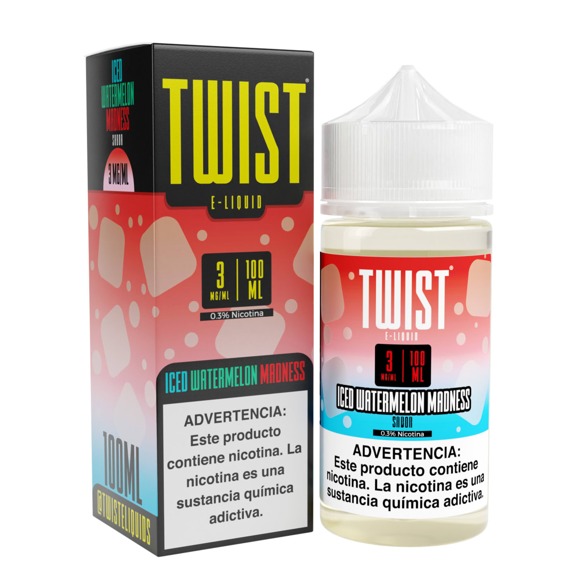 TWIST Iced Watermelon Madness 100ML - Sandía Hielo | Vaper World ...