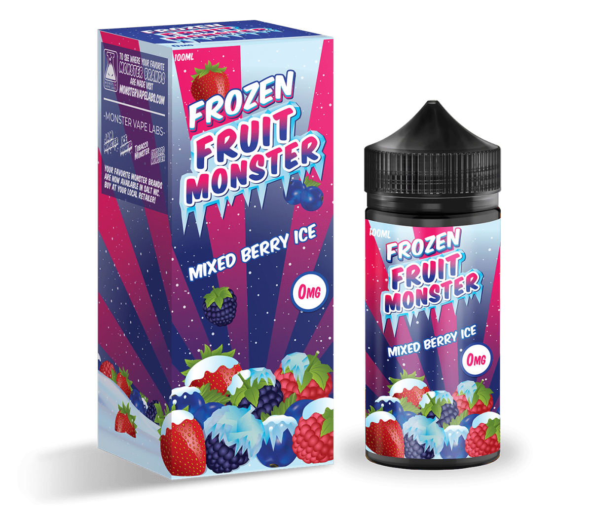 Frozen Fruit Monster Mixed Berry 100ML - Frambuesas, Moras y Arándanos ...