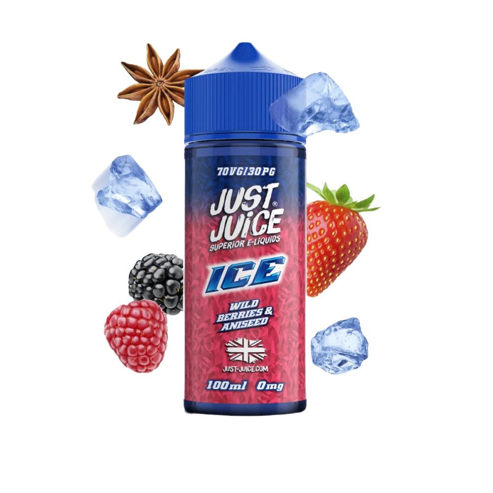 Just Juice Wild Berries & Aniseed Ice 120ml - Frutos Rojos con Anís ...