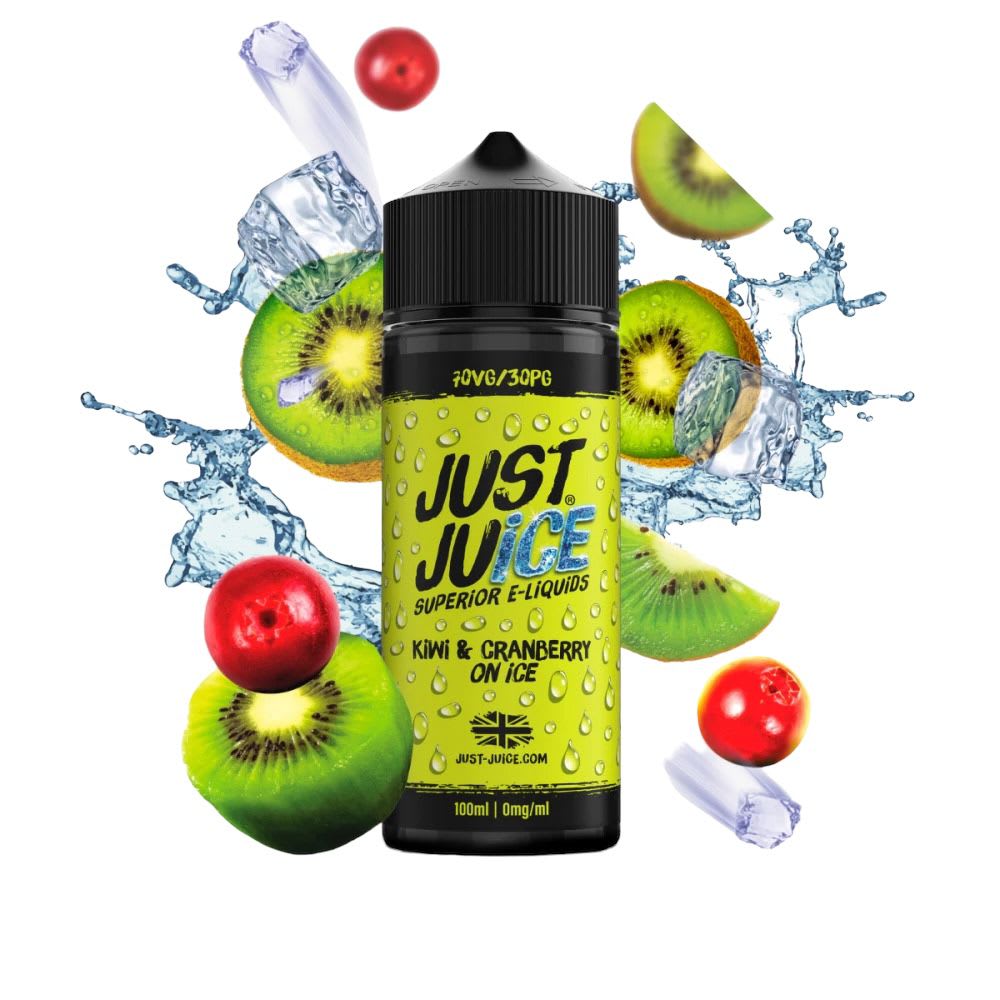 Just Juice Kiwi Cranberry Ice 120ml - Jugo de Kiwi | Vaper World ...