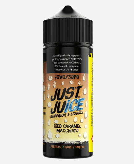 Just Juice Iced Caramel Macchiato 120ML - Leche Cremosa, Caramelo Hielo ...