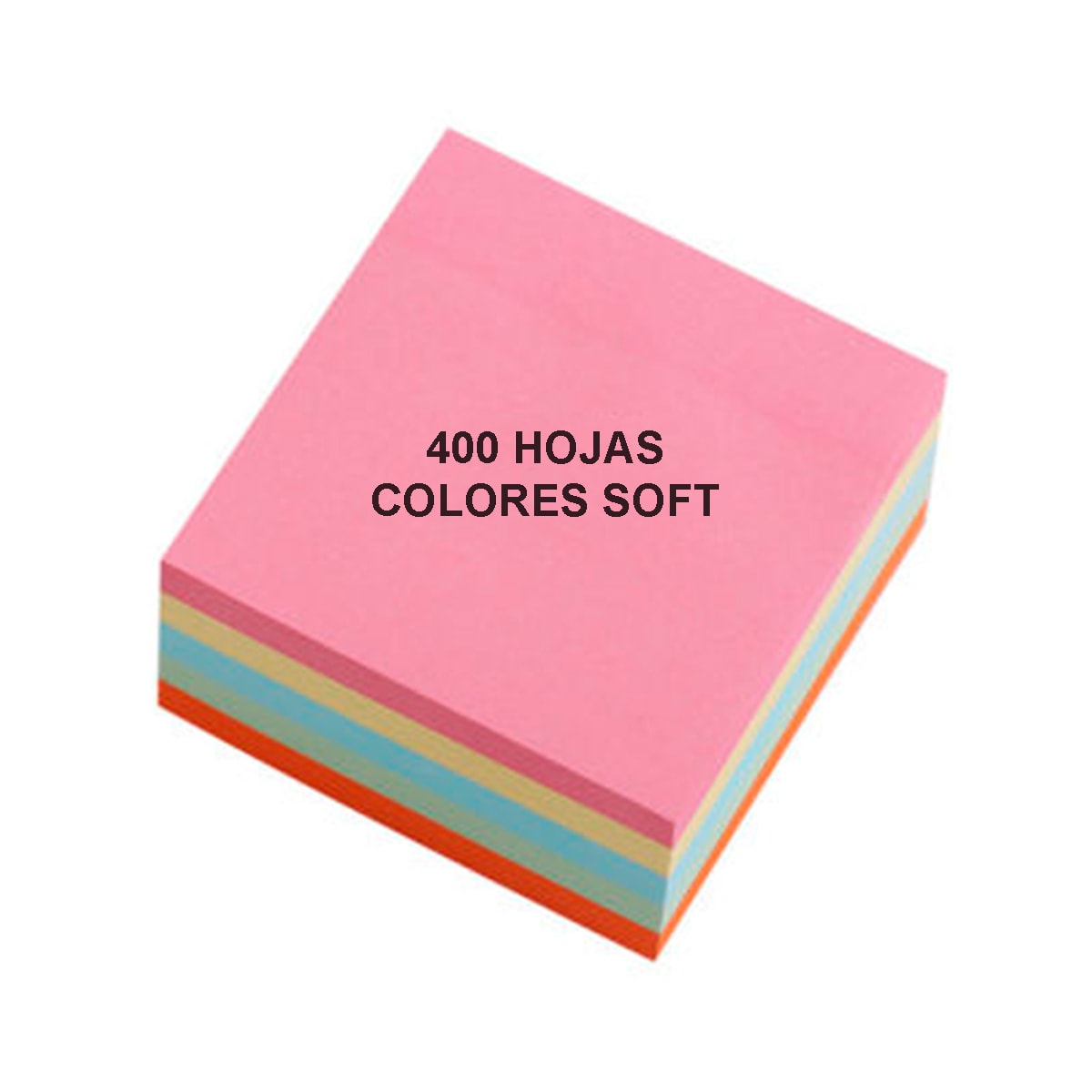 Memo Block Adhesivo Pastel 400 Hojas Foska G3344 | Librerías Big Pen