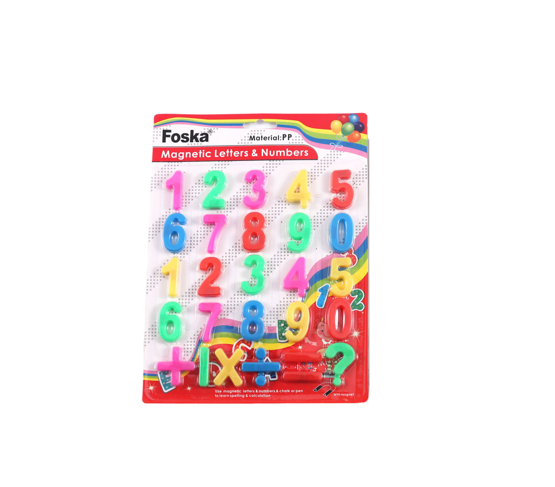 Números Magnéticos de Colores Foska GY4001-2 | Librerías Big Pen