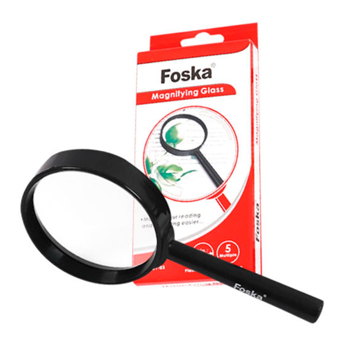 Lupa escolar aumento x5 60 mm Foska | Librerías Big Pen