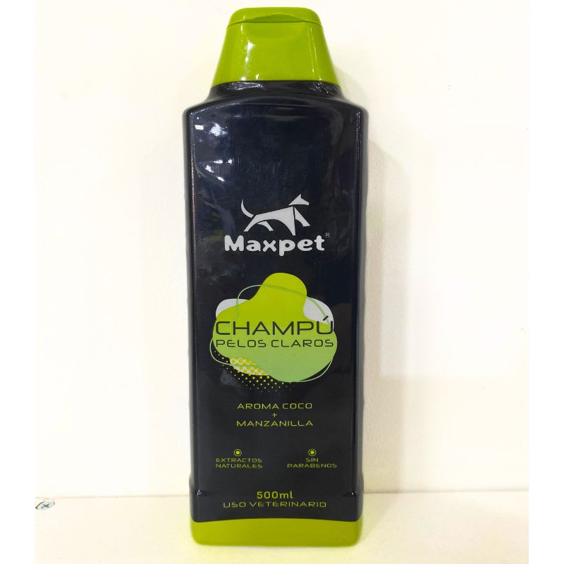 Maxpet Champu Pelos Claros 500 ml | Nissi Mascotas