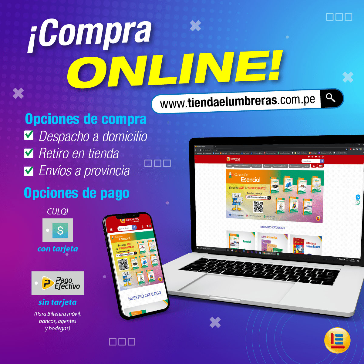 Términos y condiciones de la tienda | Lumbreras Editores