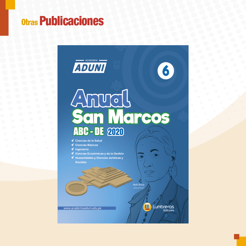 ANUAL SAN MARCOS ABC - DE Nº6 - 2020 | Lumbreras Editores