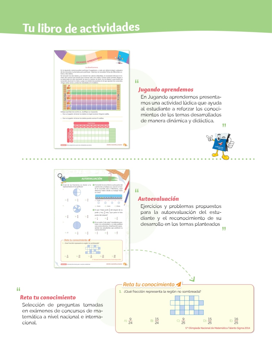 Matemática Vital 3: Libro de actividades. Primaria | Lumbreras Editores