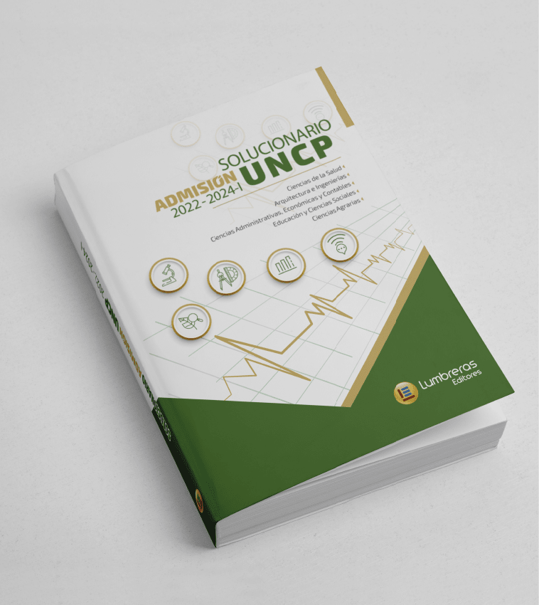 Solucionario Admisión UNCP 2022-2024-I | Lumbreras Editores