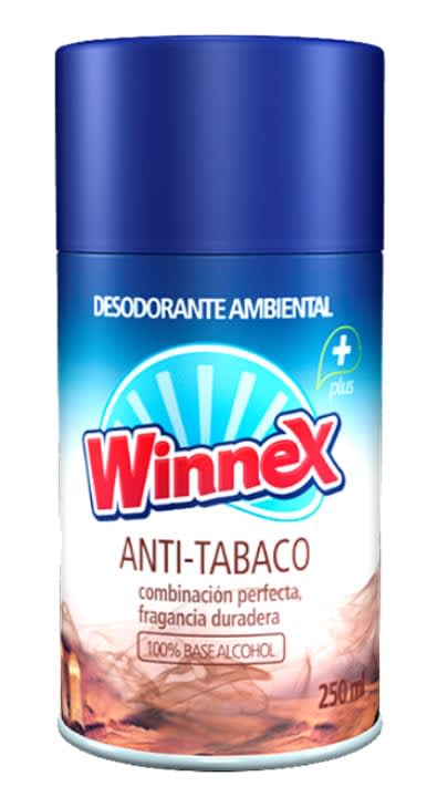 WINNEX DESODORANTE 250 ML ANTITABACO | Comercial Everest SPA