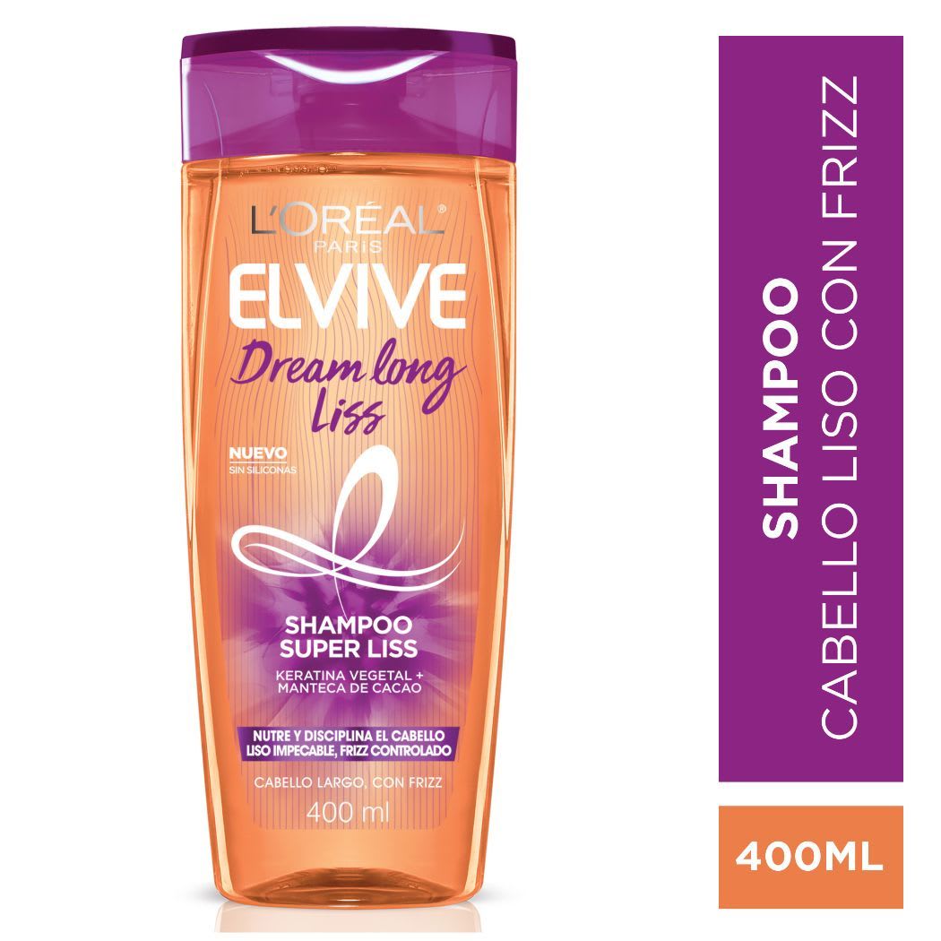 ELVIVE SHAMPOO DREAM LONG LISS 400 ML | Comercial Everest SPA