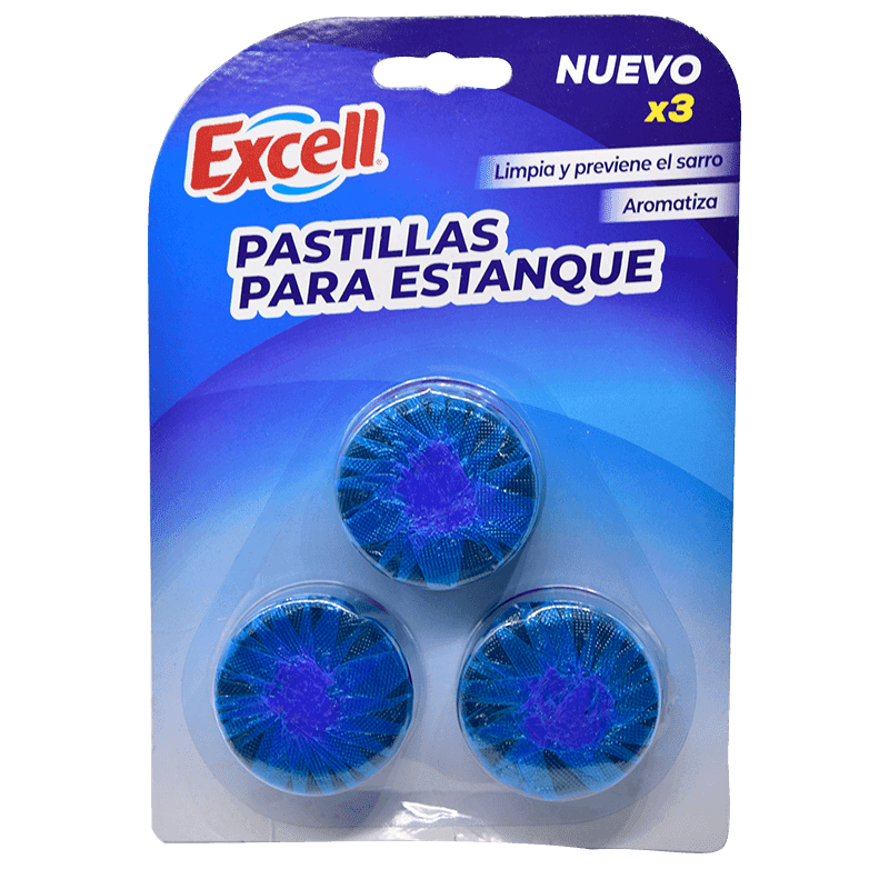 EXCELL PASTILLA PARA ESTANQUE X 3 UND | Comercial Everest SPA