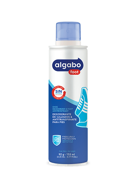 ALGABO TALCO SPRAY PARA CALZADO 153 ML | Comercial Everest SPA