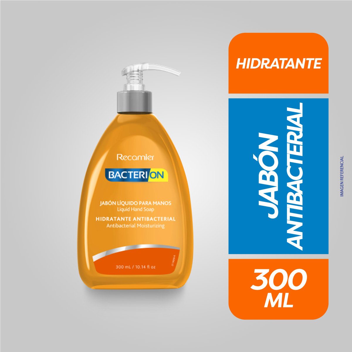 BACTERION JABÓN ANTIBACTERIAL 300 ML | Comercial Everest SPA