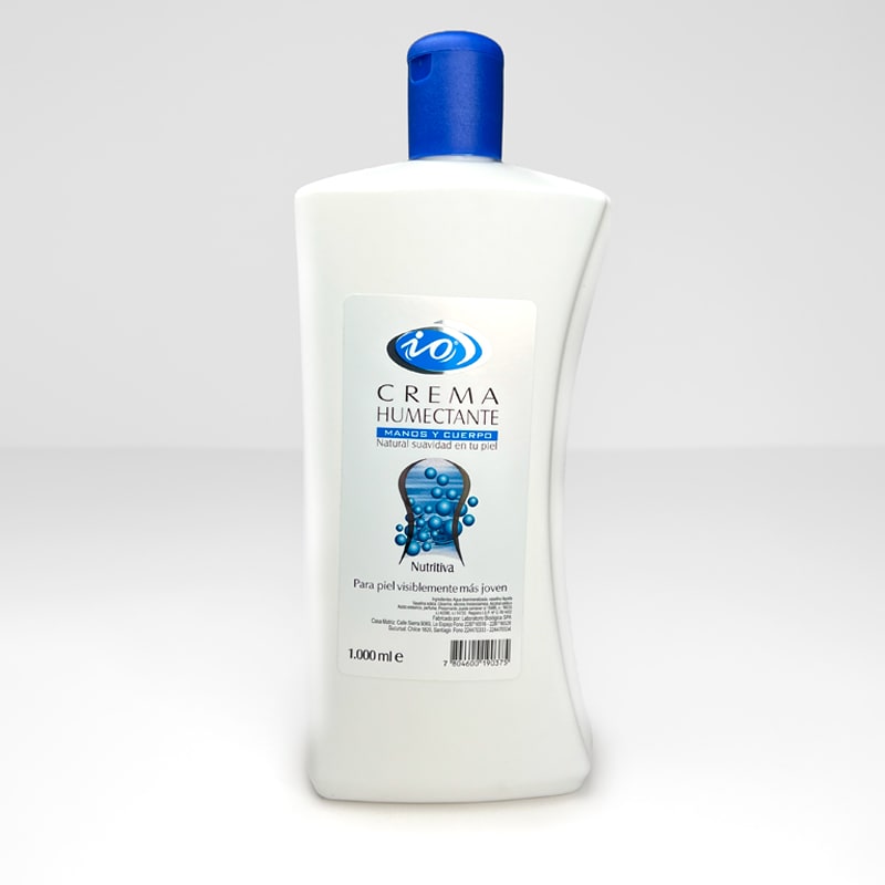 IO CREMA HUMECTANTE NUTRITIVA 1 LT | Comercial Everest SPA