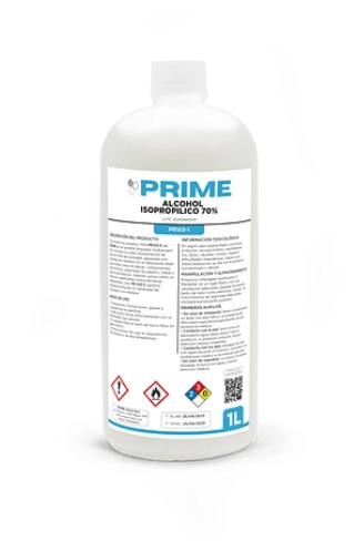 PRIME ALCOHOL ISOPROPÍLICO 70% - ENV 1L | Comercial Everest SPA