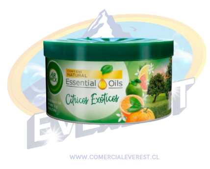 AIR WICK DESODORANTE AMBIENTAL GEL EN LATA CÍTRICOS EXÓTICOS 70 g | Comercial Everest SPA